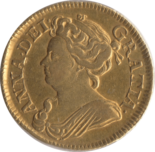 1713 GOLD ONE GUINEA ( VF ) QUEEN ANNE Guineas Cambridgeshire Coins ...