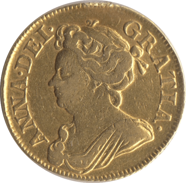 1714 GOLD ONE GUINEA ( VF ) QUEEN ANNE Guineas Cambridgeshire Coins ...