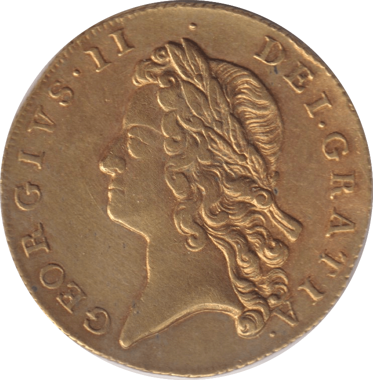 1739 GOLD 2 GUINEA ( GVF ) Guineas Cambridgeshire Coins ...