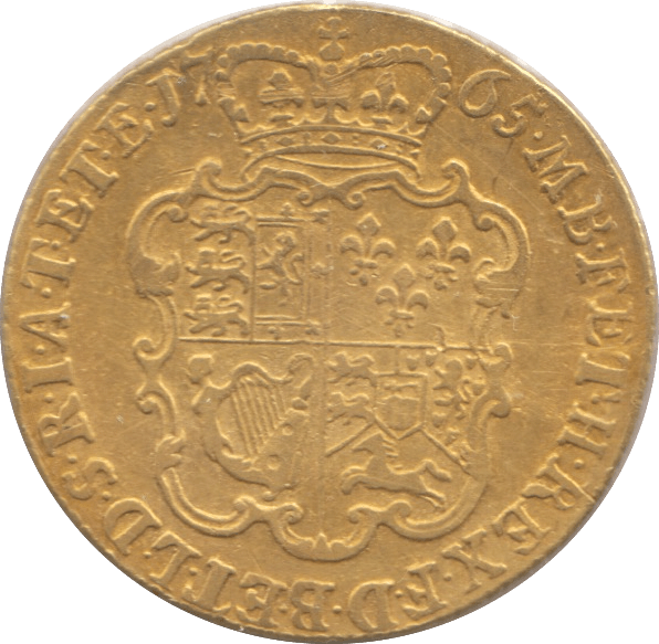 1765 GOLD ONE GUINEA ( GVF ) GEORGE III Guineas Cambridgeshire Coins ...