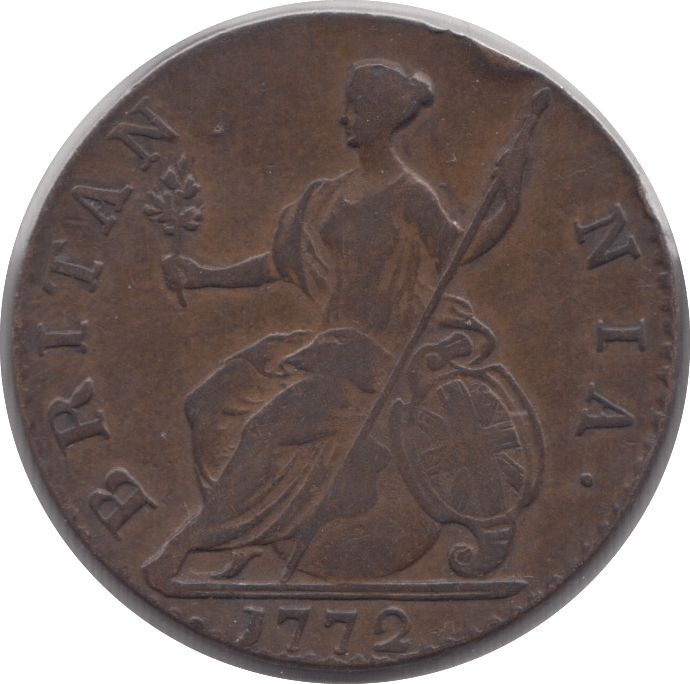 1772 HALF PENNY ( GVF ) Halfpenny Cambridgeshire Coins – Cambridgeshire ...