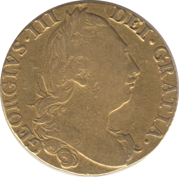 1777 GOLD ONE GUINEA ( VF ) GEORGE III Guineas Cambridgeshire Coins ...