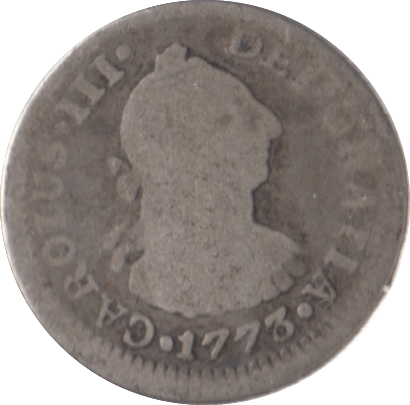 1778 SILVER ONE REAL PERU SILVER WORLD COINS Cambridgeshire Coins ...