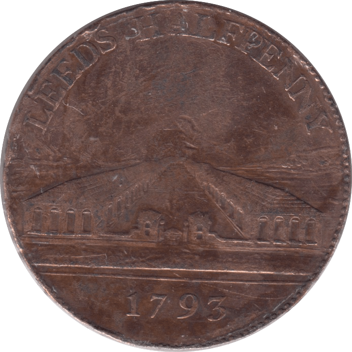 1793 LEEDS HALFPENNY TOKEN REF 356 Token Cambridgeshire Coins ...