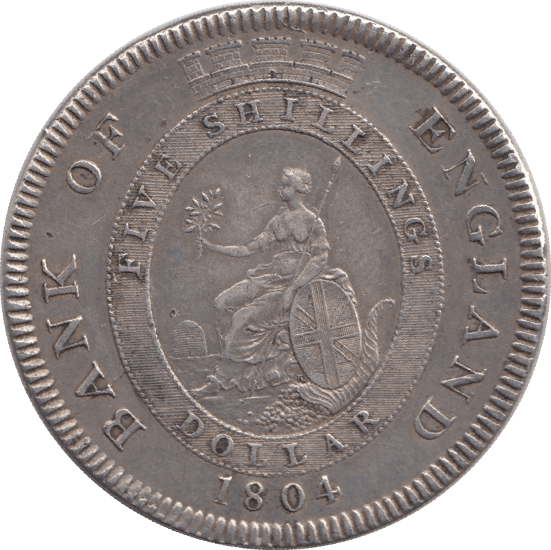 1804 BANK OF ENGLAND TRADE TOKEN 5 SHILLINGS GEORGE III REF 2 BANK ...