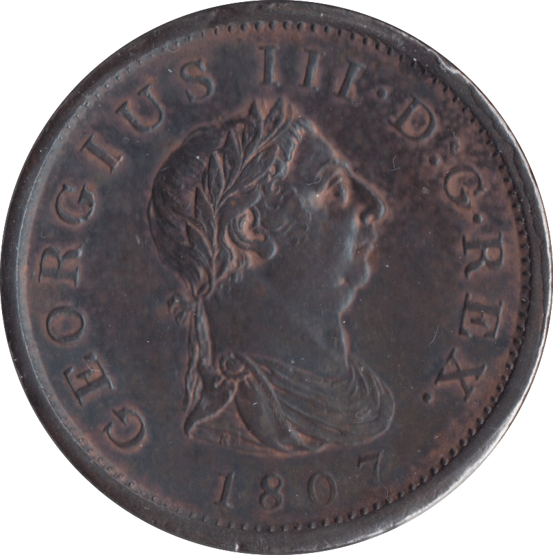 1807 PENNY ( EF ) Penny Cambridgeshire Coins – Cambridgeshire Coins
