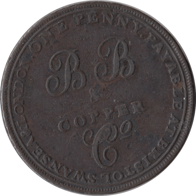 1811 PENNY B B AND COPPER CO. TOKEN PENNY TOKEN Cambridgeshire Coins ...