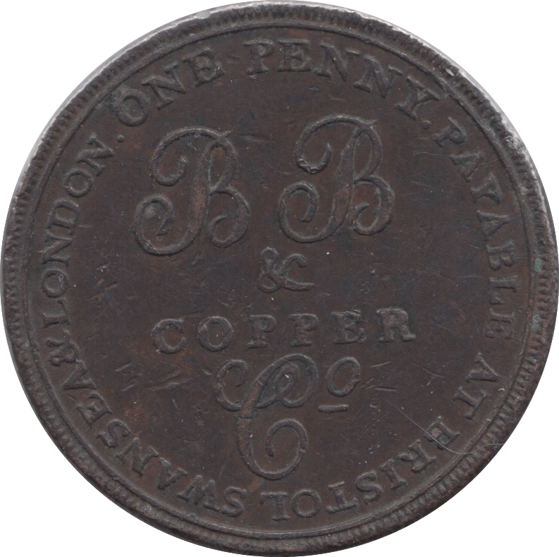 1811 SWANSEA PENNY TOKEN REF 393 PENNY TOKEN Cambridgeshire Coins ...