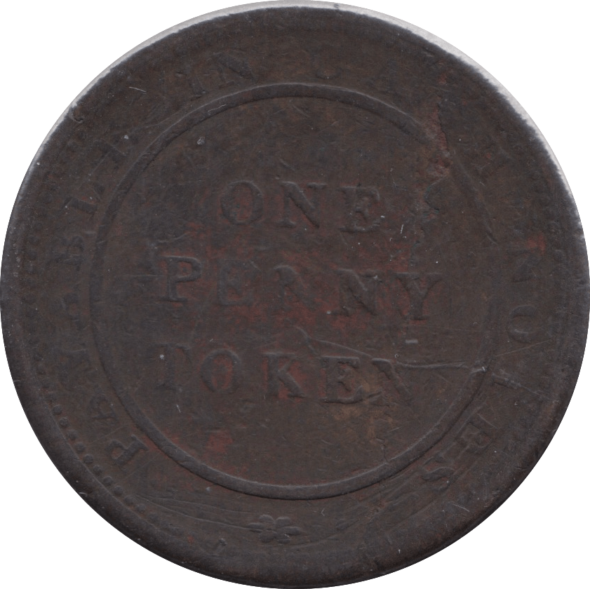 1812 BIRMINGHAM COPPER COMPANY PENNY TOKEN Token Cambridgeshire Coins ...