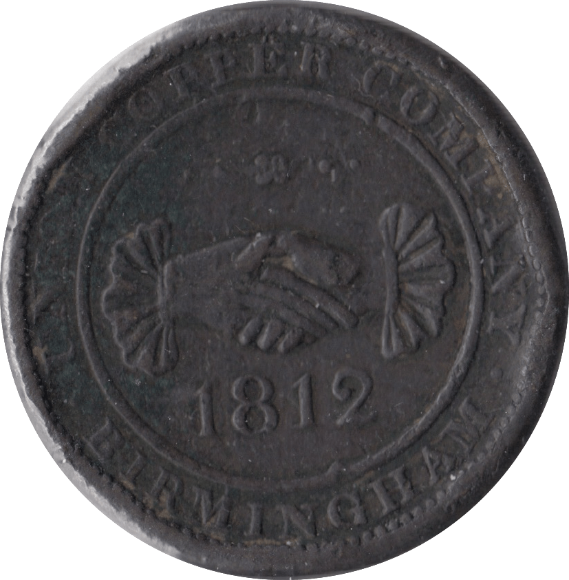 1812 BIRMINGHAM PENNY TOKEN PENNY TOKEN Cambridgeshire Coins ...