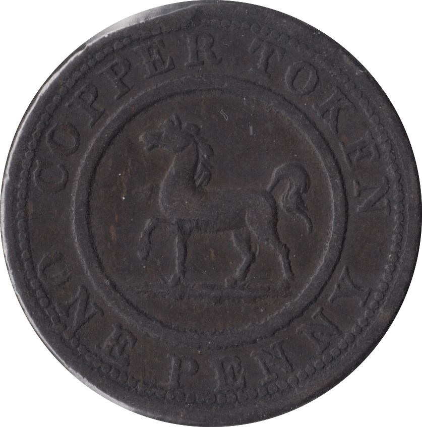 1812 BIRMINGHAM PENNY TOKEN PENNY TOKEN Cambridgeshire Coins ...