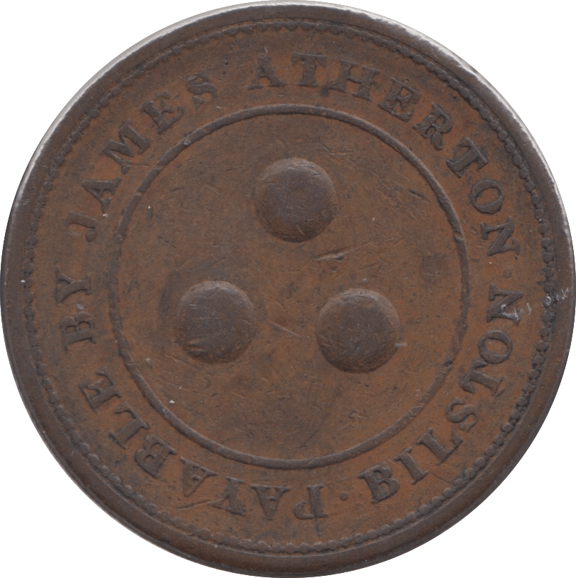 1813 PENNY TOKEN BILSTON Token Cambridgeshire Coins – Cambridgeshire Coins