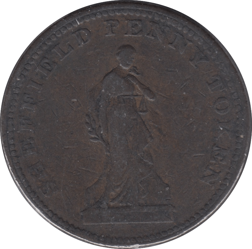 1813 PENNY TOKEN SHEFFIELD REF 331 - Cambridgeshire Coins ...