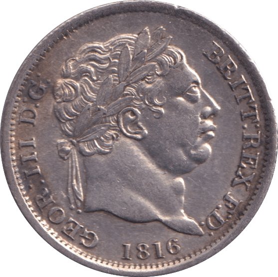 1816 SHILLING ( EF ) Shilling Cambridgeshire Coins – Cambridgeshire Coins