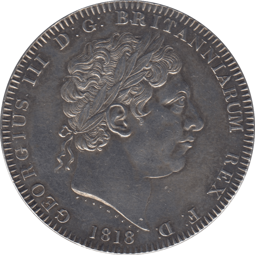 1818 CROWN ( AUNC ) LVIII Crown Cambridgeshire Coins – Cambridgeshire Coins