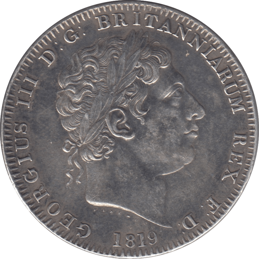 1819 CROWN ( EF ) LIX Crown Cambridgeshire Coins – Cambridgeshire Coins