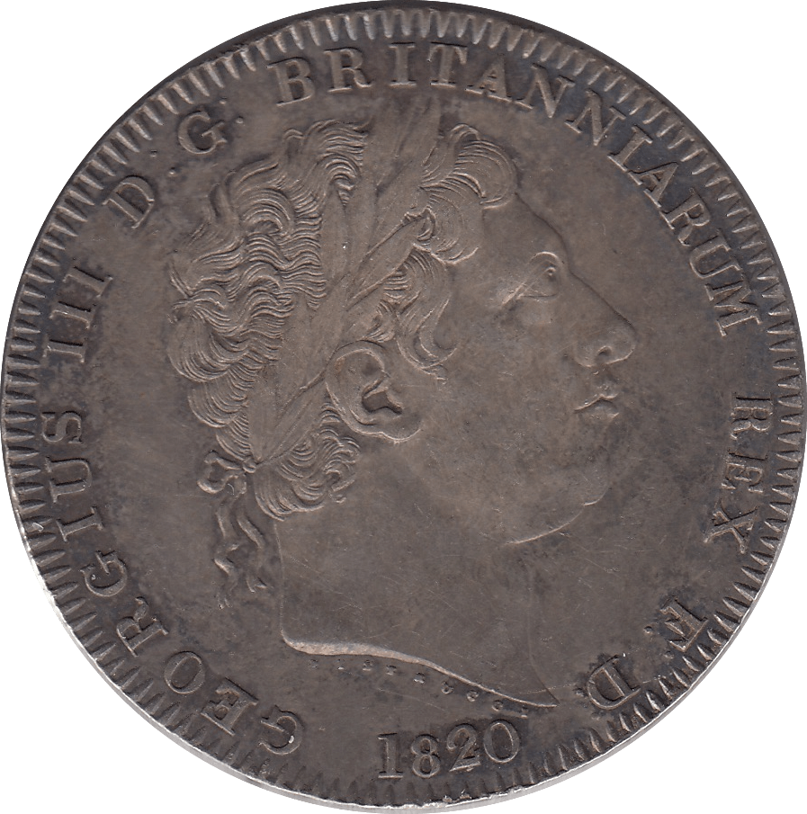 1820 CROWN LX ( AUNC ) SCARCE Crown Cambridgeshire Coins ...