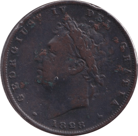 1828 FARTHING ( FINE ) Farthing Cambridgeshire Coins – Cambridgeshire Coins