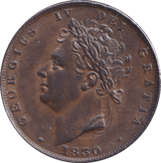 1830 FARTHING ( UNC ) Farthing Cambridgeshire Coins – Cambridgeshire Coins
