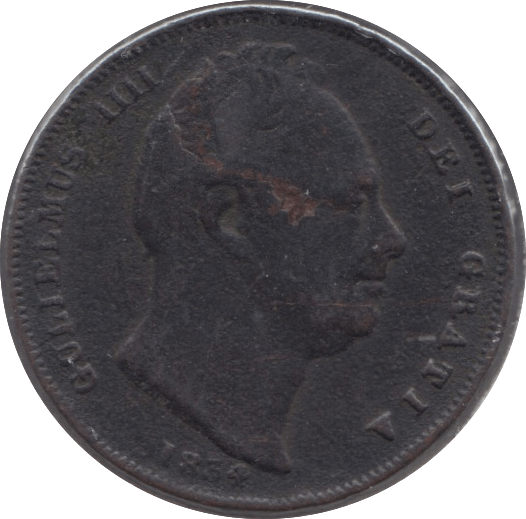 1834 FARTHING ( FINE ) Cambridgeshire Coins – Cambridgeshire Coins