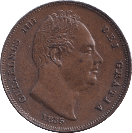 1835 FARTHING ( AUNC ) Farthing Cambridgeshire Coins – Cambridgeshire Coins