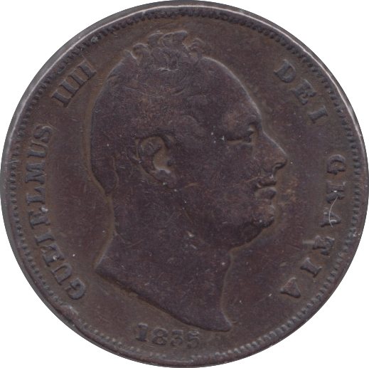 1835 FARTHING ( FINE ) Cambridgeshire Coins – Cambridgeshire Coins