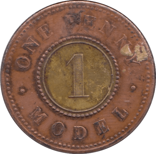1840 VICTORIAN ONE PENNY MODEL TOY MONEY REF 4 TOY MONEY Cambridgeshire ...