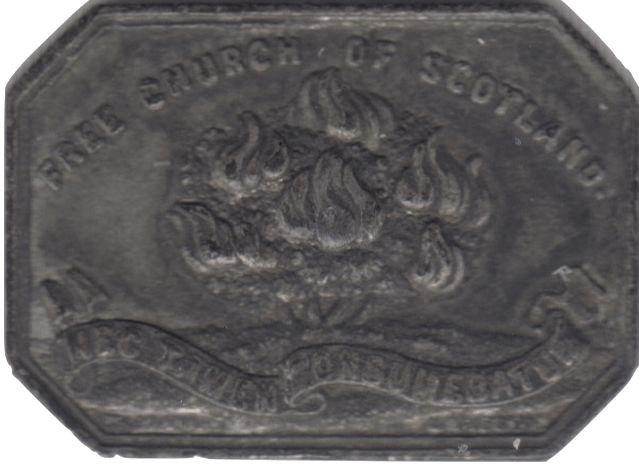 1843 TOKEN PARISH OF KILMARNOCK SCOTLAND SCOTTISH PEW TOKEN Token ...