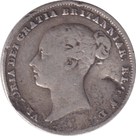 1856 SIXPENCE ( NF ) Sixpence Cambridgeshire Coins – Cambridgeshire Coins
