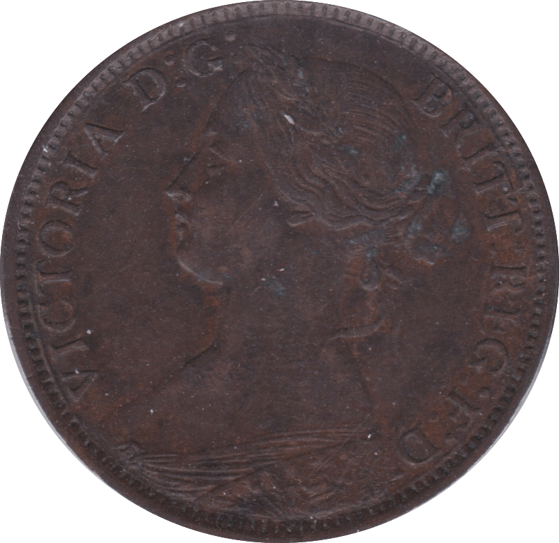 1862 FARTHING ( EF ) C - Cambridgeshire Coins – Cambridgeshire Coins