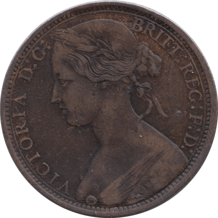 1862 FARTHING ( VF ) Farthing Cambridgeshire Coins – Cambridgeshire Coins