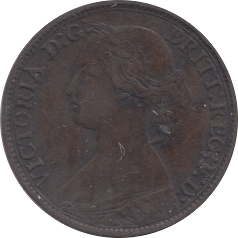 1864 FARTHING ( FAIR ) - Cambridgeshire Coins – Cambridgeshire Coins