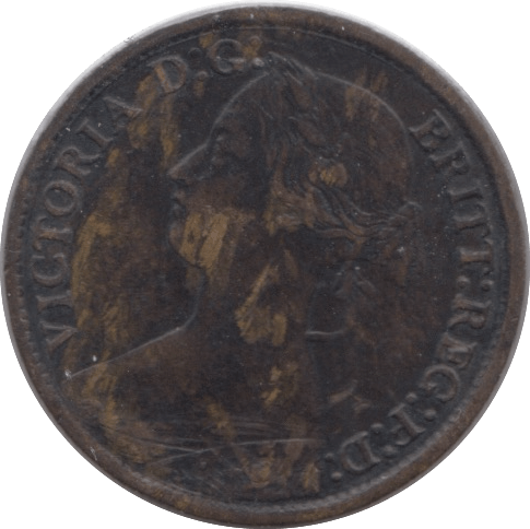 1864 FARTHING ( FINE ) Farthing Cambridgeshire Coins – Cambridgeshire Coins