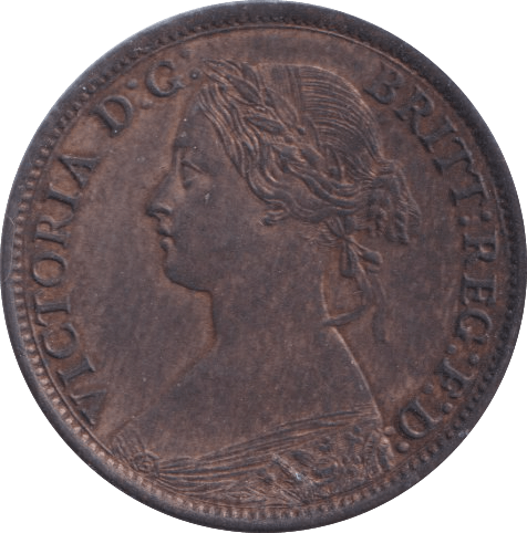 1865 FARTHING ( AUNC ) Farthing Cambridgeshire Coins – Cambridgeshire Coins