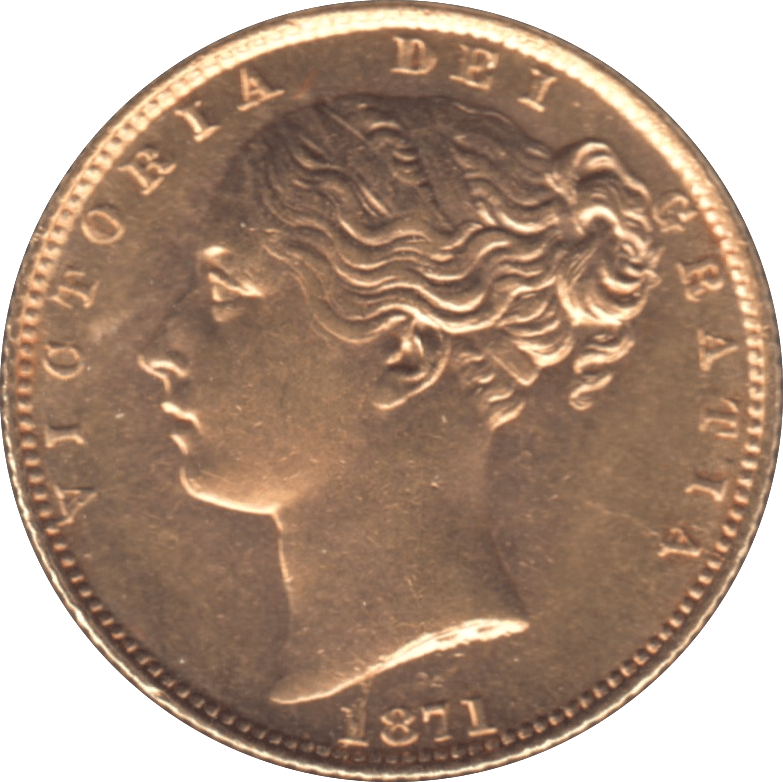 1871 GOLD SOVEREIGN ( AUNC ) DIE 30 - Cambridgeshire Coins ...