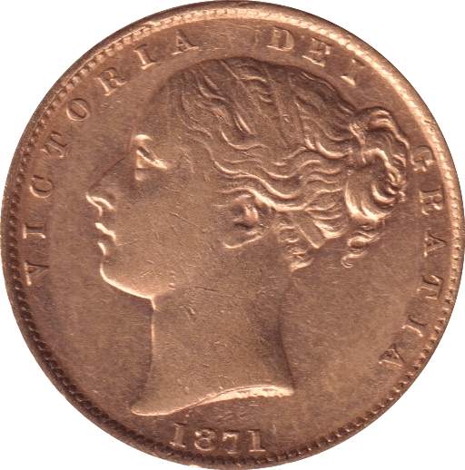 1871 GOLD SOVEREIGN ( GVF ) DIE 29 Sovereign Cambridgeshire Coins ...