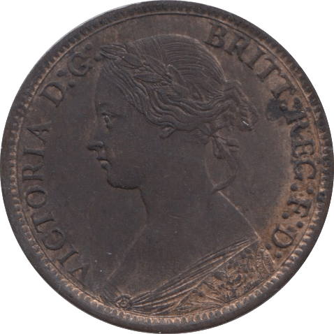 1872 FARTHING ( UNC ) 1 - Cambridgeshire Coins – Cambridgeshire Coins
