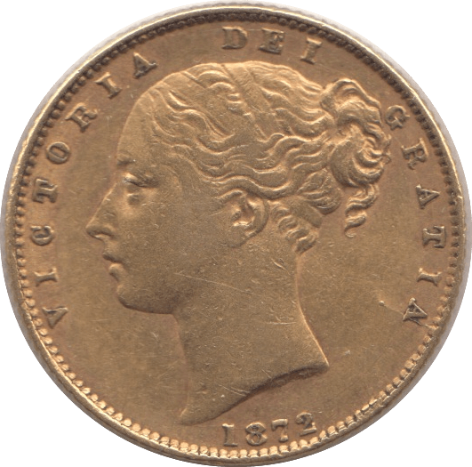 1872 GOLD SOVEREIGN ( GVF ) DIE 17 - Cambridgeshire Coins ...