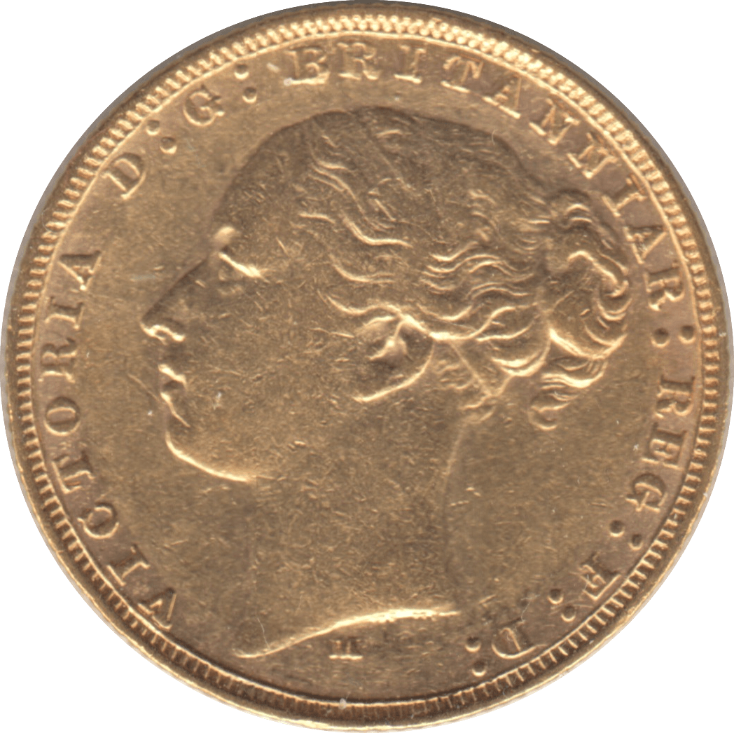 1879 GOLD SOVEREIGN ( AUNC ) MELBOURNE MINT Sovereign Cambridgeshire ...