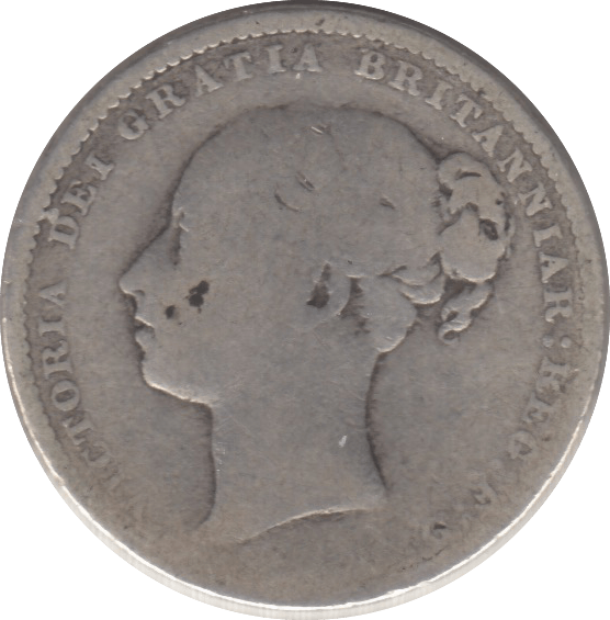 1879 SHILLING ( F ) 1 - Cambridgeshire Coins – Cambridgeshire Coins