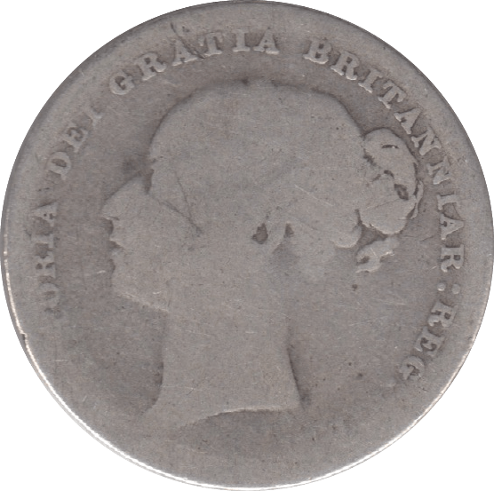 1879 SHILLING ( FAIR ) 12 - Cambridgeshire Coins – Cambridgeshire Coins