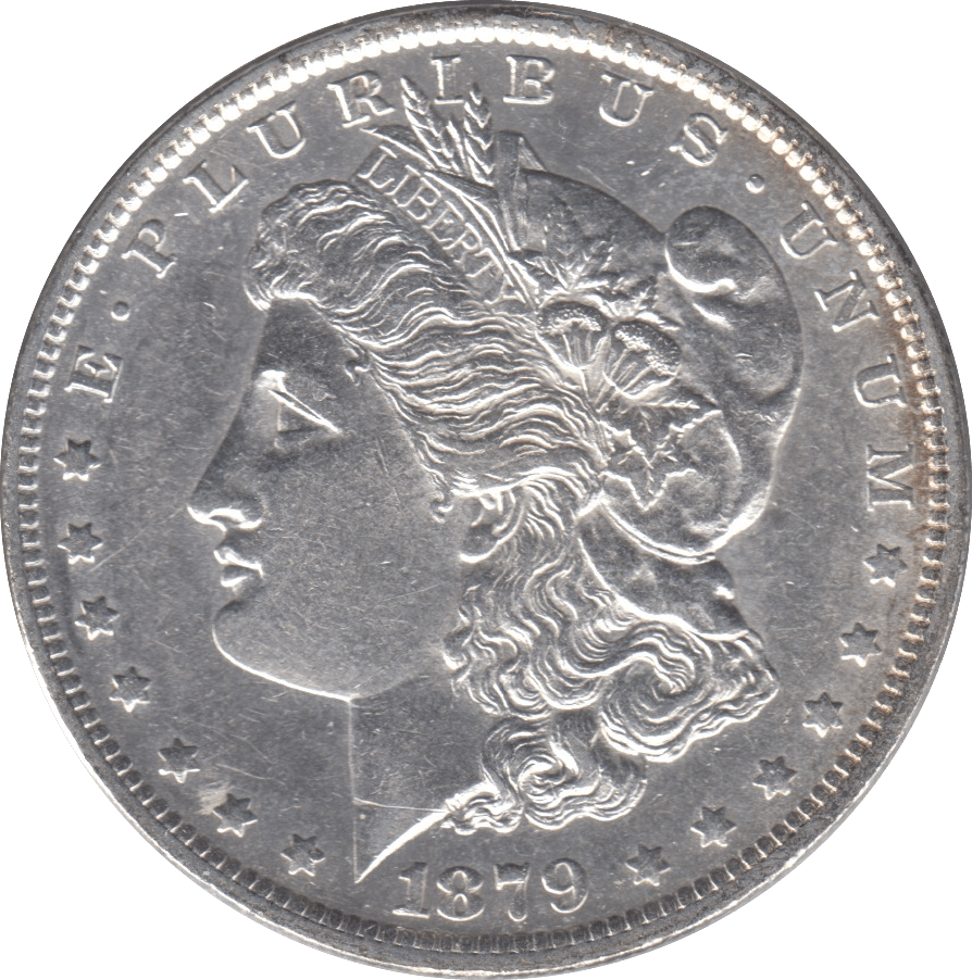 1879 SILVER MORGAN DOLLAR USA NEW ORLEANS MINT SILVER WORLD COINS ...