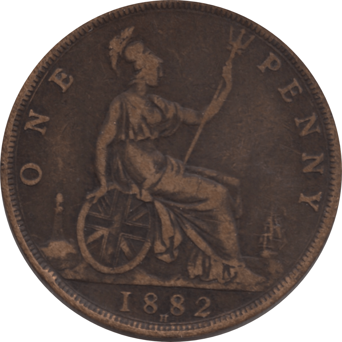 1882 PENNY ( NF ) H 21 - Cambridgeshire Coins – Cambridgeshire Coins