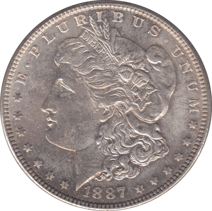 1887 SILVER MORGAN DOLLAR SILVER WORLD COINS Cambridgeshire Coins ...