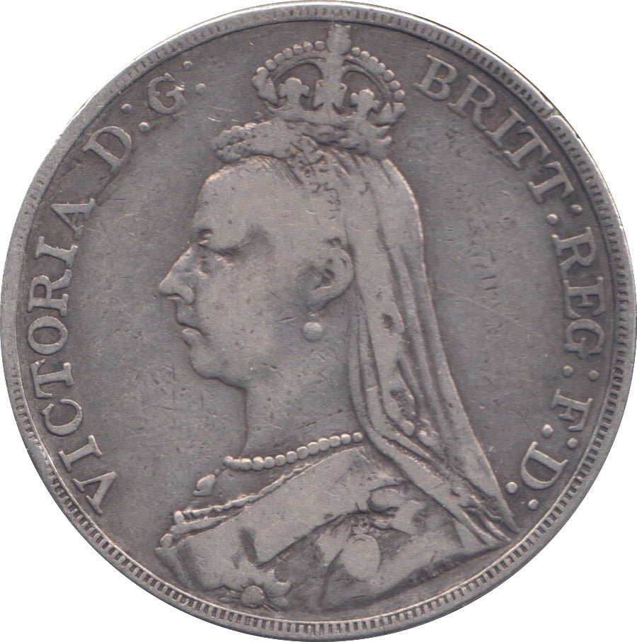 1888 CROWN ( FINE ) 8 - Cambridgeshire Coins – Cambridgeshire Coins