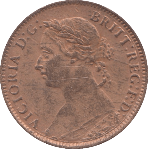 1888 FARTHING ( AUNC ) - Cambridgeshire Coins – Cambridgeshire Coins