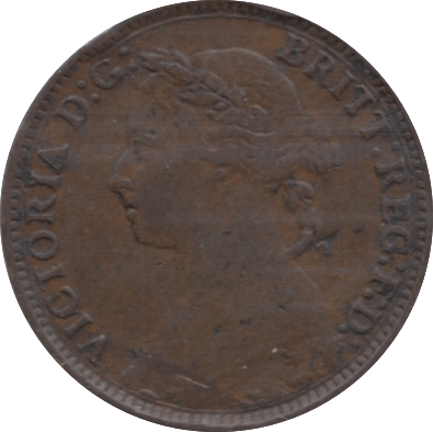 1888 FARTHING ( EF ) 5 - Cambridgeshire Coins – Cambridgeshire Coins
