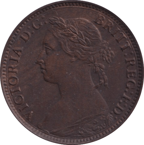 1888 FARTHING ( EF ) Farthing Cambridgeshire Coins – Cambridgeshire Coins