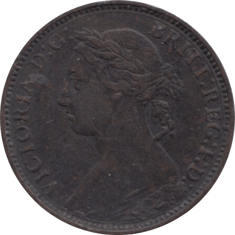 1891 FARTHING ( EF ) 1 - Cambridgeshire Coins – Cambridgeshire Coins