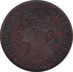 1891 FARTHING ( EF ) - Cambridgeshire Coins – Cambridgeshire Coins